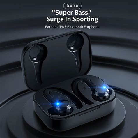 Купить TWS 5,0 Bluetooth-гарнитура с крючками для ушей, беспроводные ...