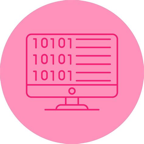 Code Line Dual Tone Circle Icon 47475983 Vector Art At Vecteezy