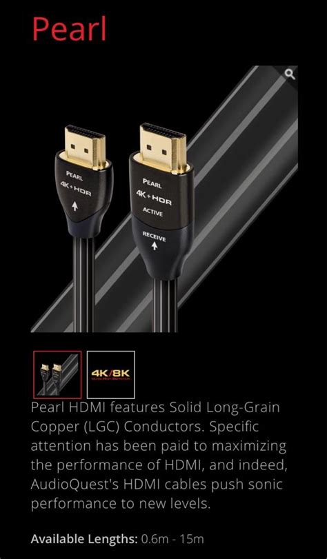 AudioQuest HDMI 2.1 Cables finally released!! | Page 2 | Audioholics ...