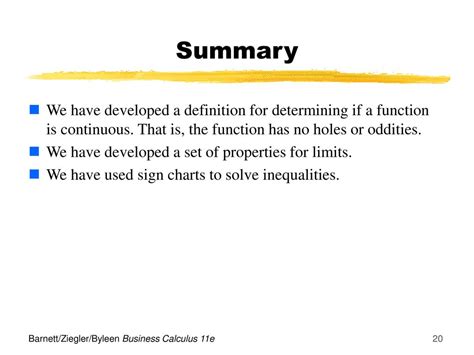 Learning Objectives For Section 10 2 Continuity Ppt Download