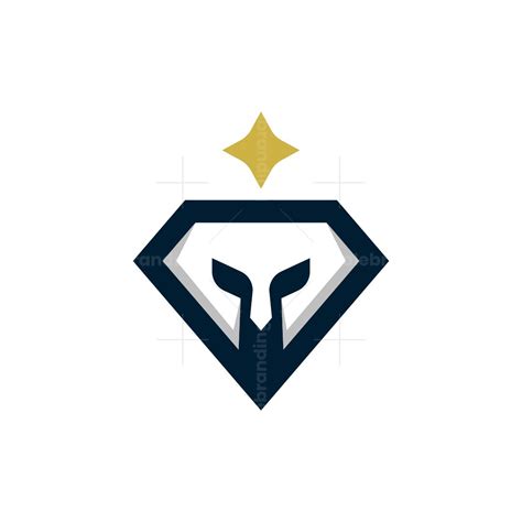Spartan Diamond Star Modern Logo Scalebranding