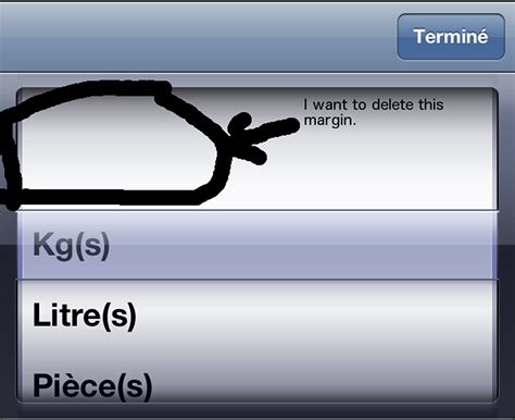 Decrease The Margin Of Content Of Uipickerview Ios Stack Overflow