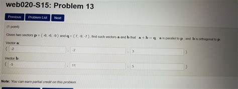 solved web020 s15 problem 13 previous problem list next 1