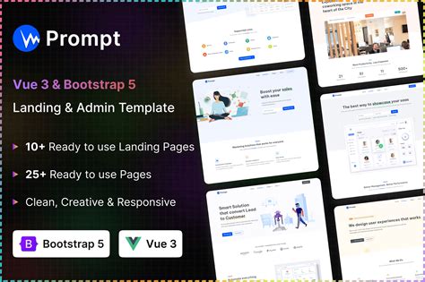 Prompt Modern And Multipurpose Vue Template