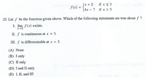 AB AP Calculus Multiple Choice Questions No Calculator Flashcards
