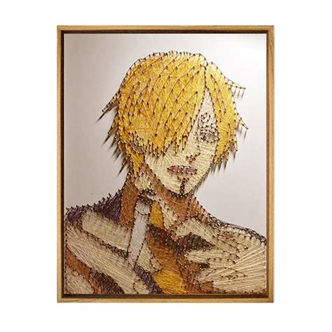 M线画创意来图定制diy手工材料钉子绕线画毕业设计照片装饰画订做虎窝淘