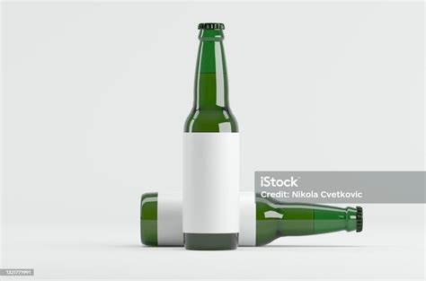 맥주 병 녹색 모형 3d 일러스트레이션 0명에 대한 스톡 사진 및 기타 이미지 0명 3차원 형태 공란 Istock
