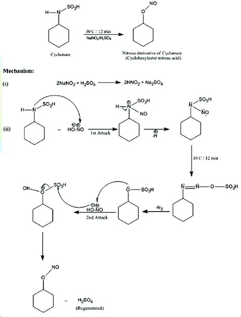 Scheme 1 Showing The Plausible Reaction For Conversion Of Cyclamate Download Scientific
