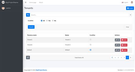 Angular Ui Migration To Adminlte 3 · Issue 5452 · Aspnetboilerplate