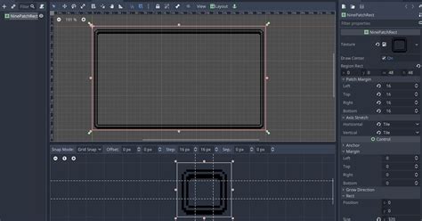 how to use tiles for your dialog box borders in godot the