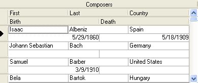 Multiple Line Data Display
