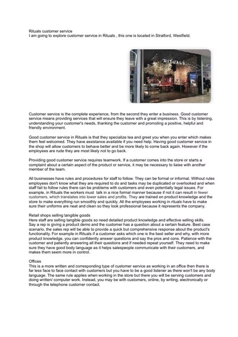 Btec Business Level 3 Unit 14 Investigating Customer Service P1 P2 P3 P4 P5 P6 M1 M2 M3