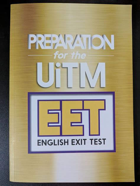 BUKU UITM EET ENGLISH EXIT TEST Hobbies Toys Books Magazines Textbooks On Carousell