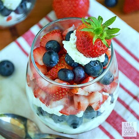 Red White And Blue Parfaits Life Tastes Good