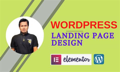create a responsive modern wordpress landing page design by wp rekonroy