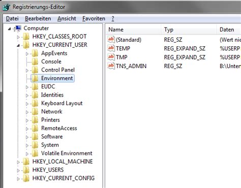 Knowledge Base Set Windows TNS ADMIN Loopback ORG