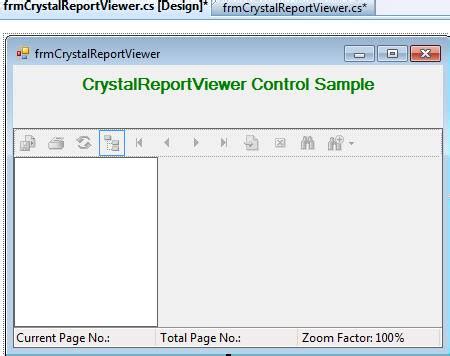 CrystalReportViewer Control In C Net MindStick