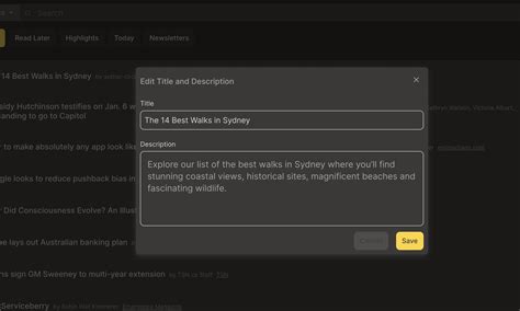 Manually Editing Metadata In Reader View · Issue 900 · Omnivore Appomnivore · Github