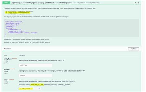 Bug Improve Swagger Description Of SaveDeviceAttributes And