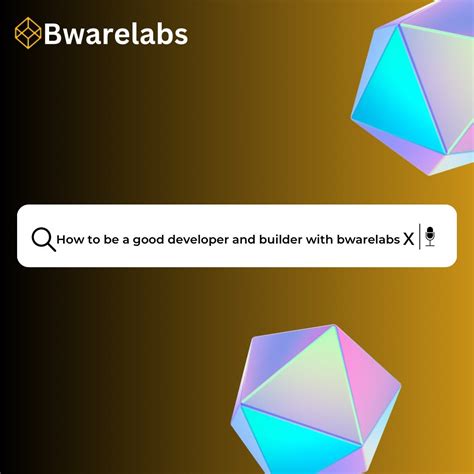 becoming a blockchain developer and builder with bwarelabs by oche