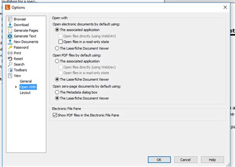 laserfiche not viewing emails correctly for one of our users