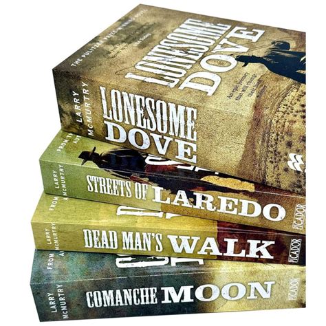 Lonesome Dove Series Larry Mcmurtry 4 Book Set Fiction