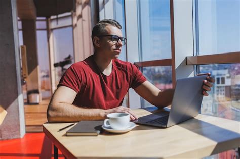 Premium Photo Smart Software Developer Sitting At Desktop In