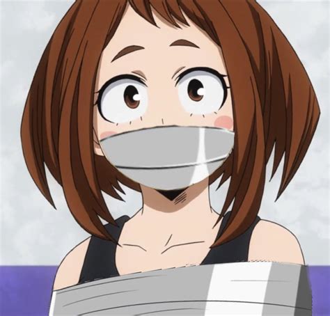 Uraraka Gagged 10 By Gaggedgals On Deviantart