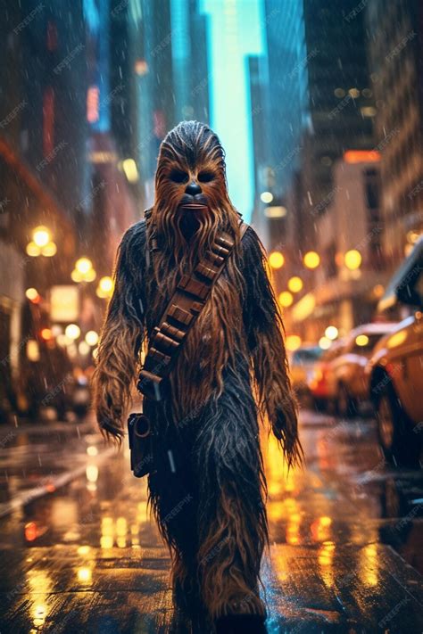 Premium Ai Image A Poster For Chewbacca From Star Wars