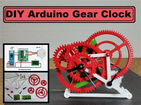 Arduino Project Gear Clock นาฬิกาเฟือง Diy Of Things