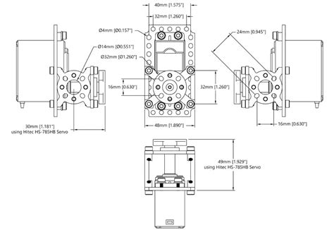 Servoblock® Large Size 24 Tooth Spline Hub Shaft Robotshop Servoblock® Large Size 24 Tooth Spline Hub Shaft Robotshop