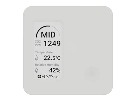 Elsys Indoor Air Quality Sensor Display Lora Alliance®