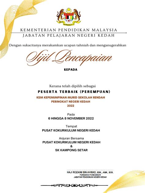 Sijil Kem Kepimpinan Pdf