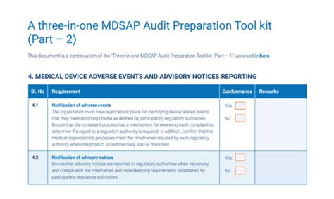 Mdsap Audit Preparation Tool Kit Part 2 Compliancequest