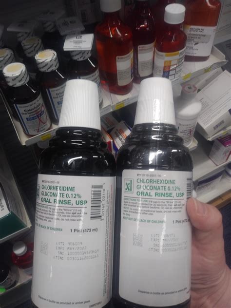 Anyobe Else Get Chlorhexidine Rinse With Out Seals Rcvs