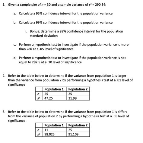 Solved Given A Sample Size Of N And A Sample Chegg