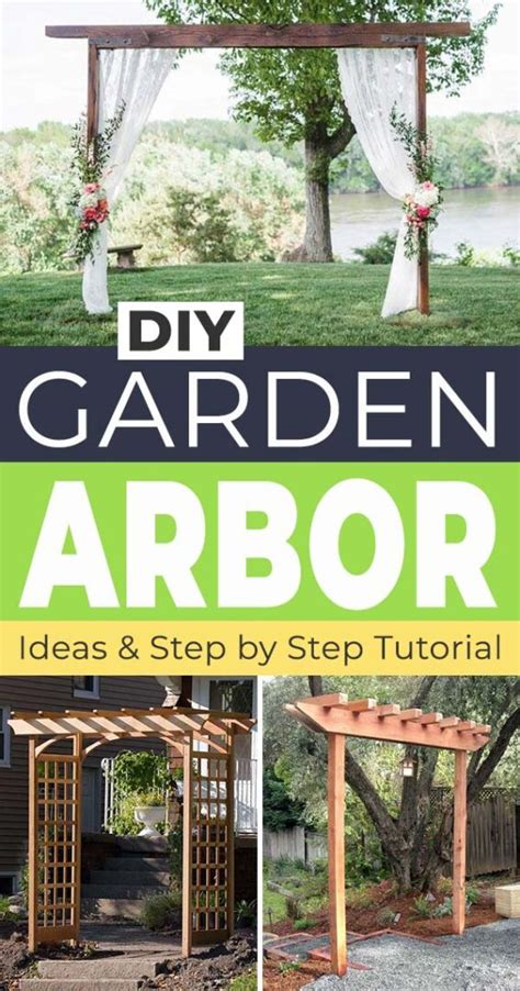 DIY Garden Arbor Ideas Step By Step Tutorial The Garden Glove