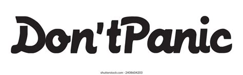 panic text on white background stock vector royalty free 2408604203