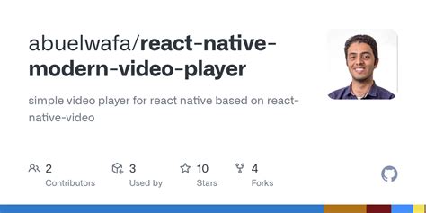 GitHub Abuelwafa React Native Modern Video Player Simple Video Player For React Native Based