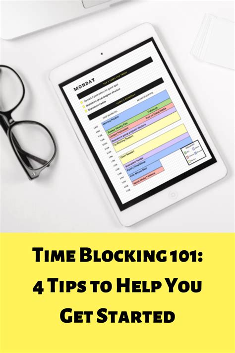 Time Blocking 101 4 Tips To Help You Get Started Time Blocking Time Management Tips Working