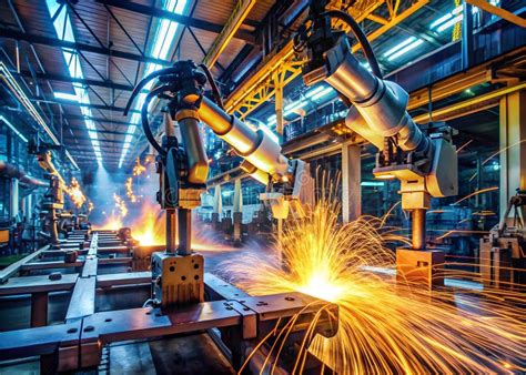 Autonomous Industrial Robots Streamline Automotive Manufacturing Processes Enhancing Efficiency