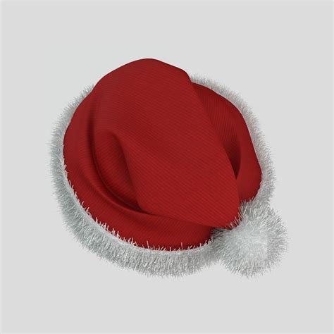 산타 클로스 모자 3d 모델 10 Fbx Max Ma Obj Free3d