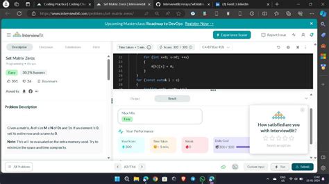 Scaler Day 14 Solved Zeros Matrix Shaksham Arora Posted On The Topic