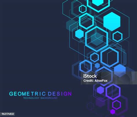 기하학적 추상 분자 의학 과학 기술 화학에 대 한 배경 과학적인 Dna 분자 개념입니다 벡터 6 각형 일러스트 레이 션 Dna에 대한 스톡 벡터 아트 및 기타 이미지