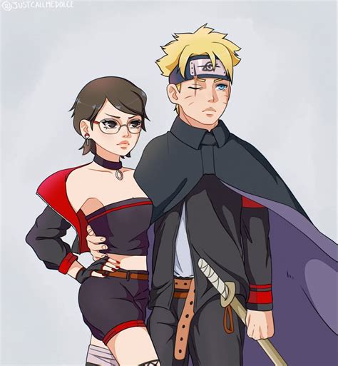 Sarada Uchiha Boruto And Sarada Baruto Manga Uzumaki Boruto