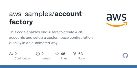 github aws samples account factory this code enables end users to