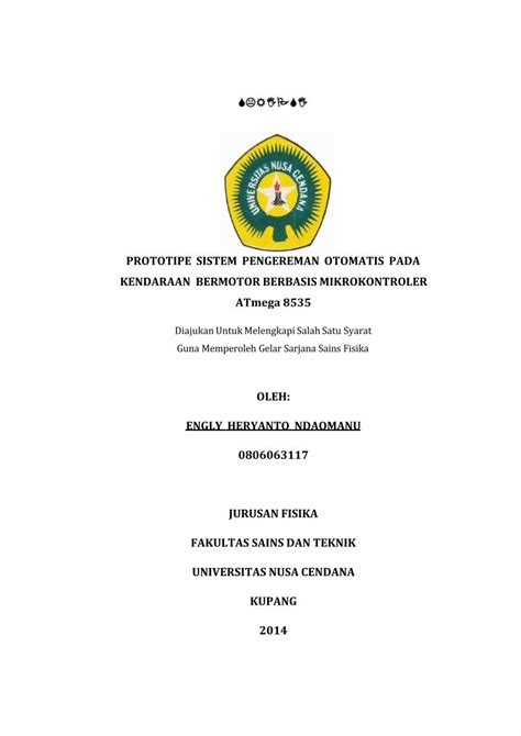 Pdf 235013144 Prototipe Sistem Pengereman Otomatis Berbasis Mikro