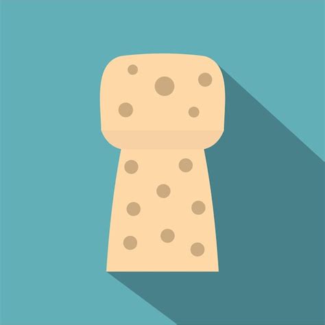 Premium Vector Wine Wooden Cork Icon Flat Illustration Of Wine Wooden Cork Vector Icon For Web