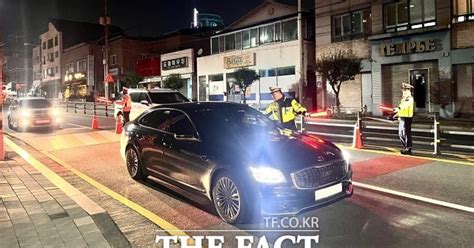 전북경찰 마약·음주운전 특별 단속에서 659명 적발