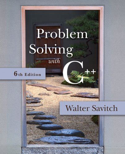 Problem Solving With C 6th Edition 9780321412690 Savitch Walter Books